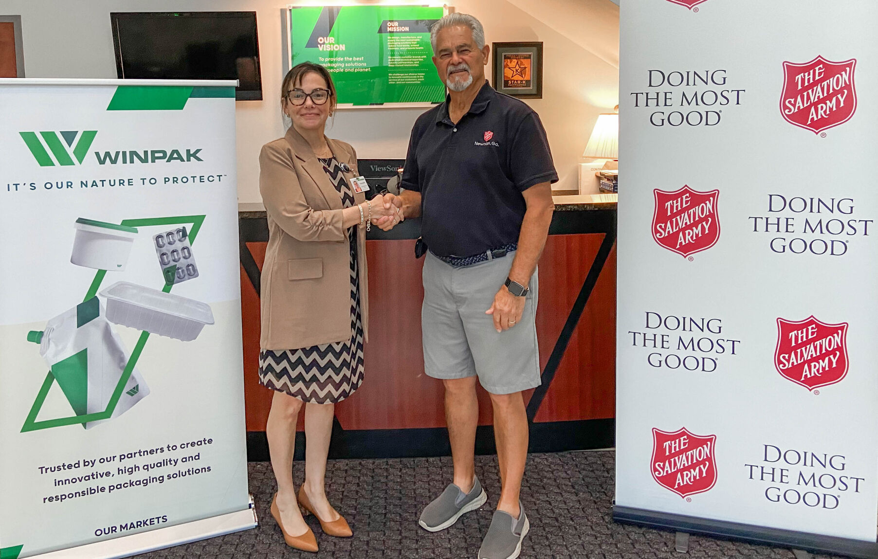 Winpak Films donates $1K to Salvation Army's 'Fill the Pantry' program ...