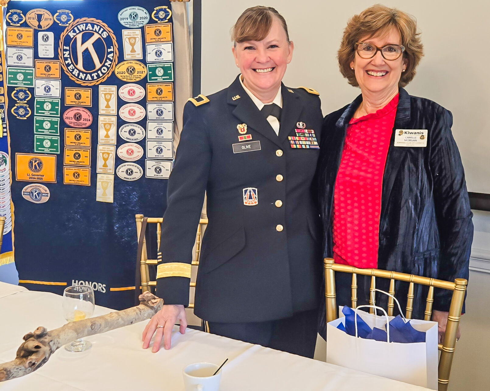 Brigadier General Griffin Olive speaks to Kiwanis Club for Veterans Day ...
