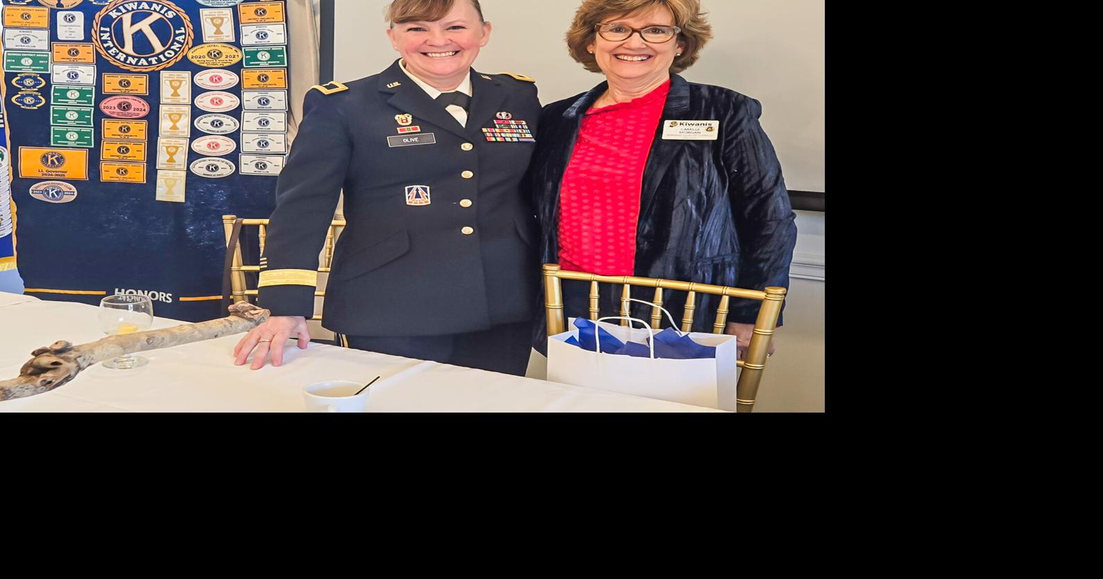 Brigadier General Griffin Olive speaks to Kiwanis Club for Veterans Day ...