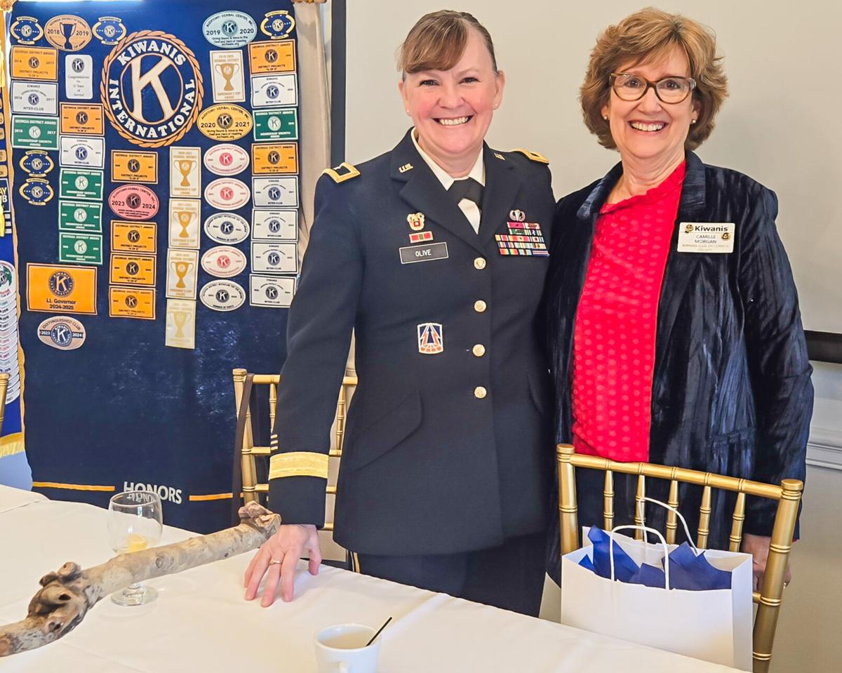 Brigadier General Griffin Olive speaks to Kiwanis Club for Veterans Day ...