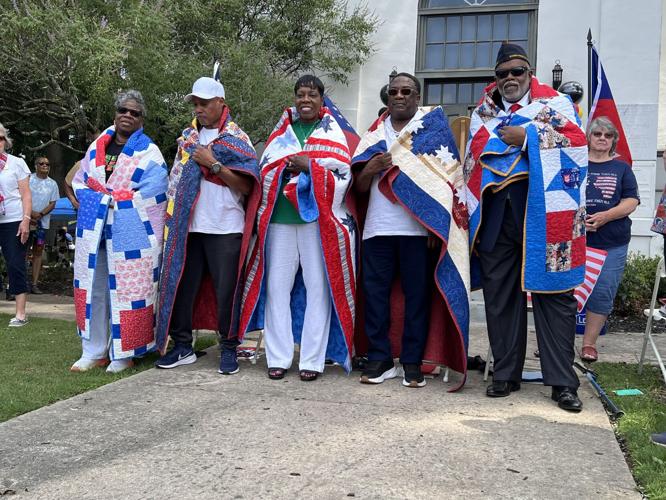 Veterans honored with Quilts of Valor during Juneteenth celebration ...