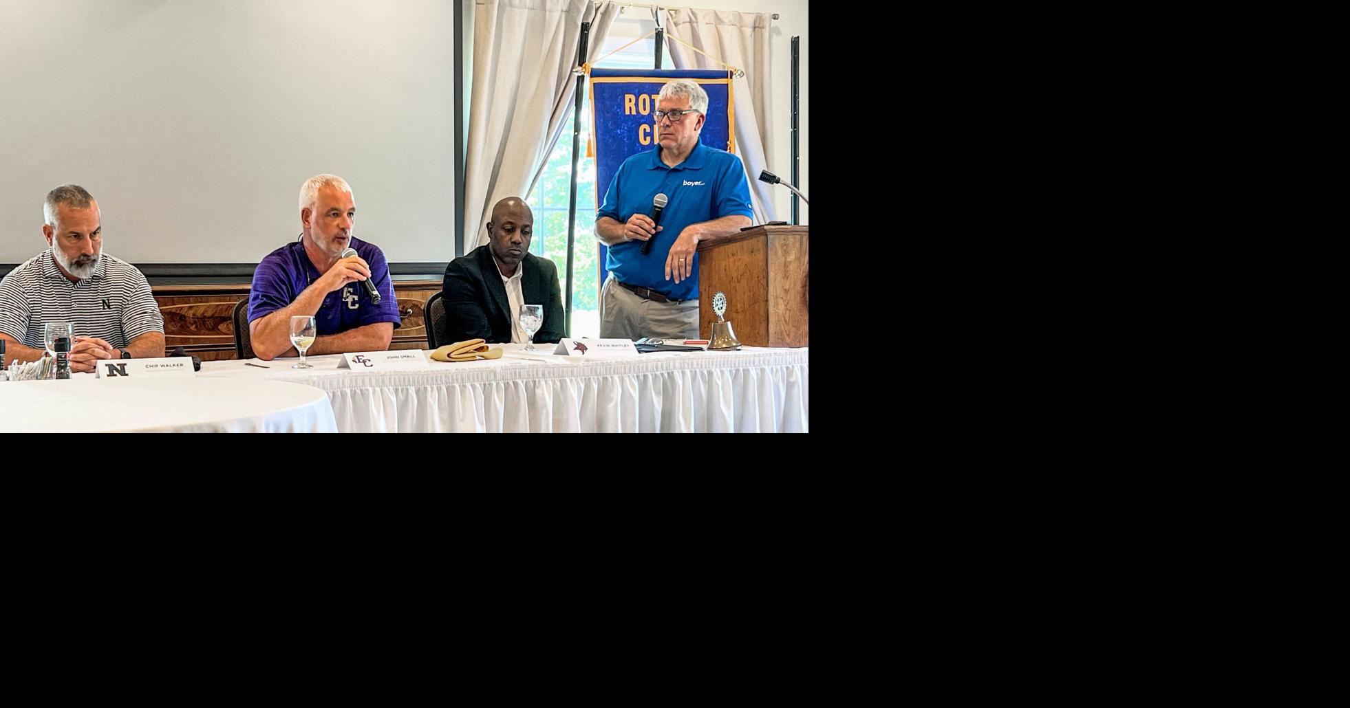 Gridiron gurus tackle recruiting woes, realignment challenges at Rotary ...