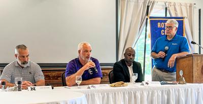 Gridiron gurus tackle recruiting woes, realignment challenges at Rotary ...
