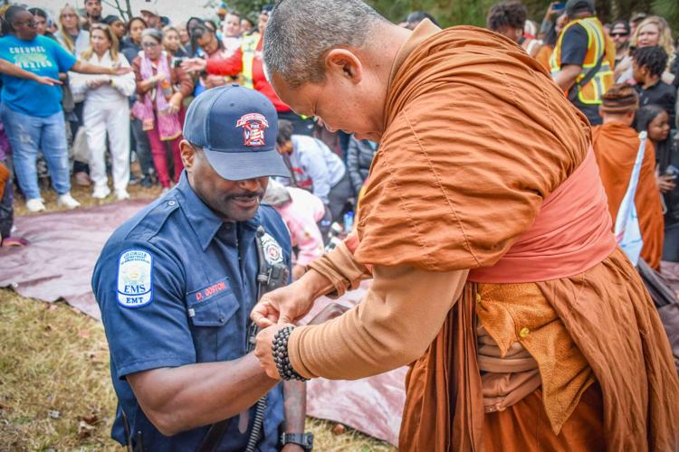 Buddhist monks’ walk for peace to enter Coweta County on Sunday | News ...