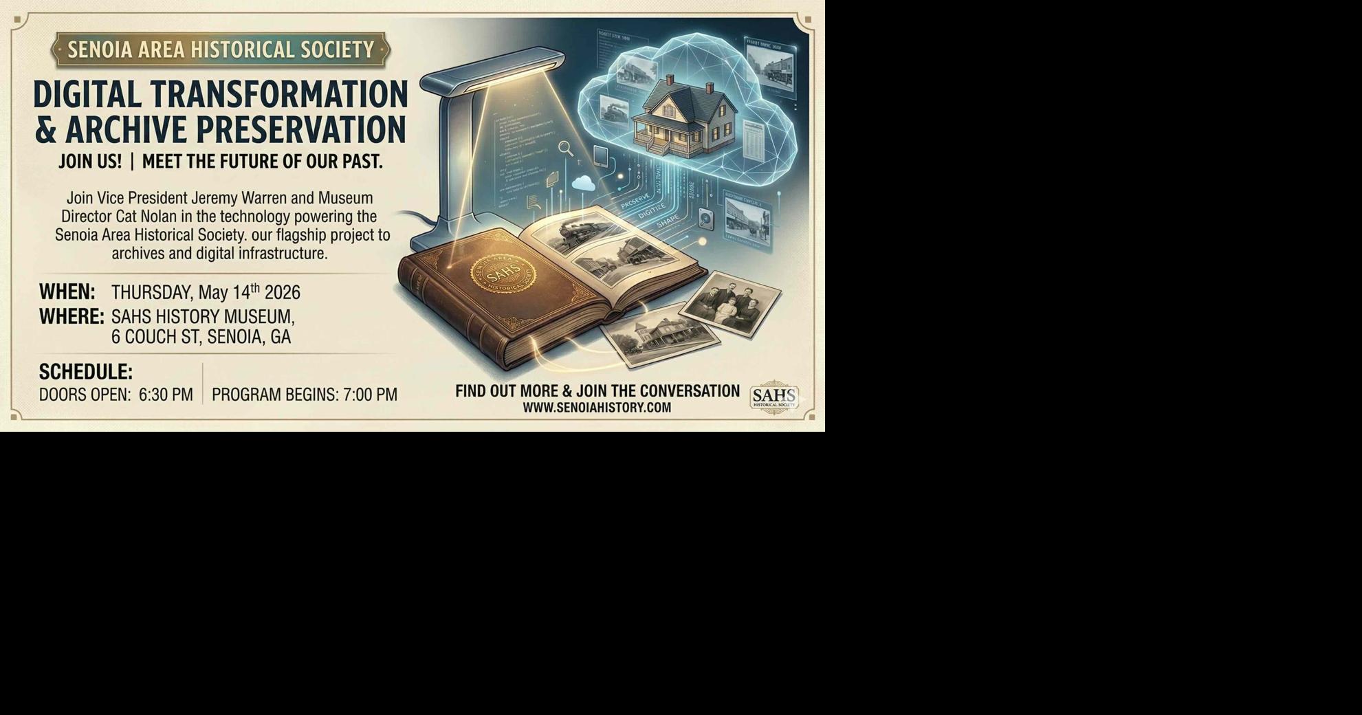 Senoia Historical Society to highlight new archives website | Arts ...