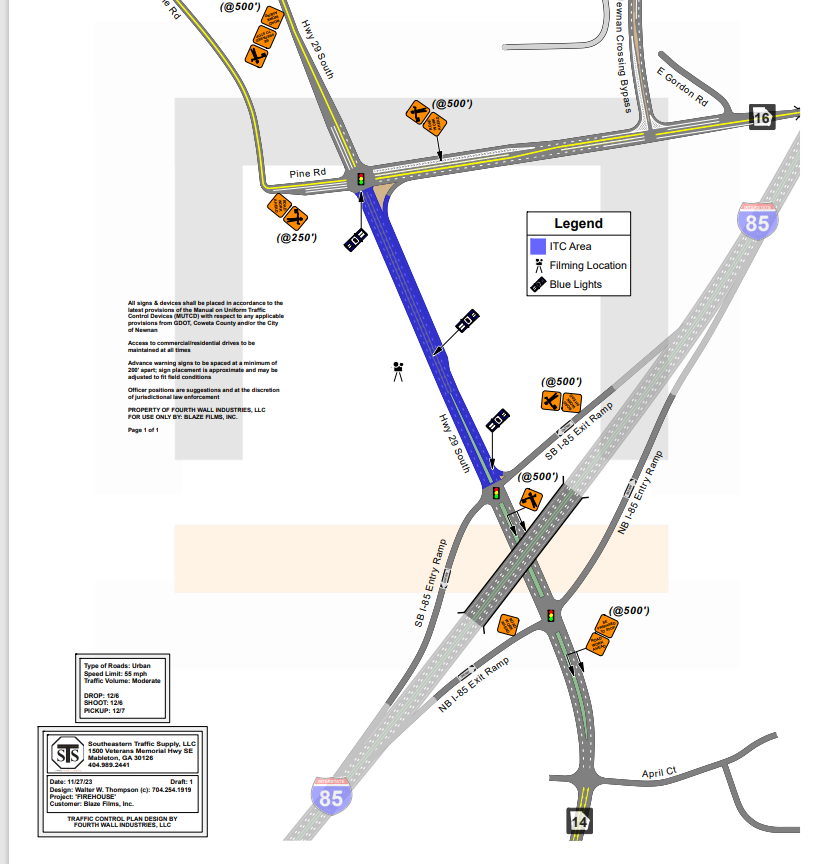 Traffic Advisory: South Hwy. 29 near Exit 41 | News | times-herald.com