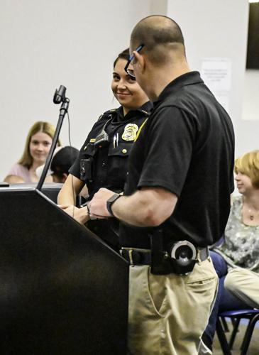 Officer Callaway presented with Life Saving Award | Local News | times ...