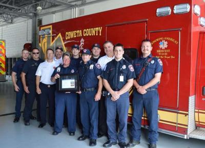 Coweta Fire Rescue recognized for heart attack care | Local News ...