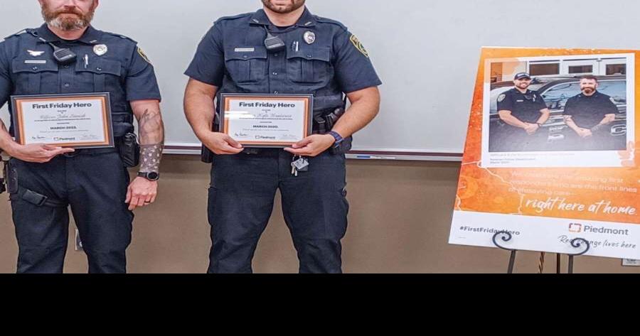 Two Newnan police officers named March First Friday Heroes | Local News ...