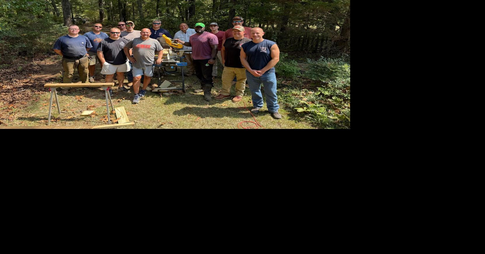 CCFR firefighters build ramp and clear tree debris for father of fallen ...