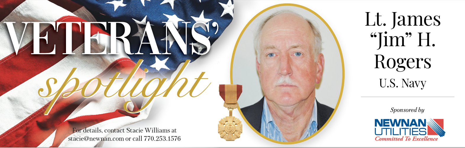 Veterans' Spotlight: Lt. James 'Jim' H. Rogers | News | times-herald.com