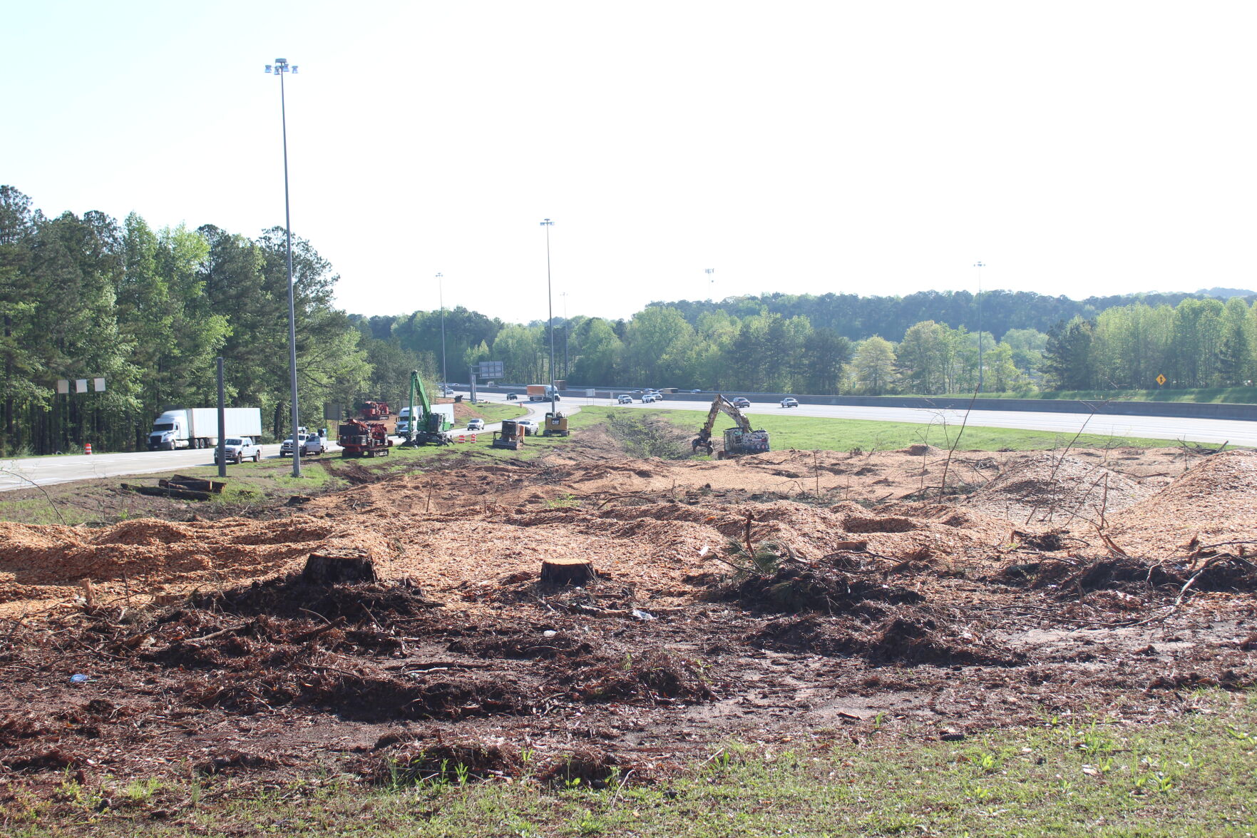 Trees removed near interstate exits for safety | News | times-herald.com