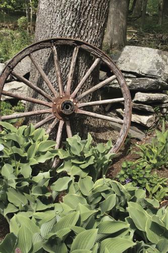old wagon wheels
