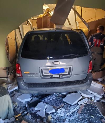 Minivan crashes into shops | News | times-journal.com