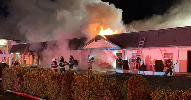 WATCH VIDEO: Firefighters battle four-alarm fire at Clarysville Motel ...