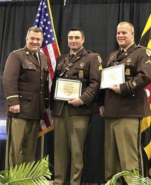 Maryland State Police troopers of Cumberland barrack honored | Local ...