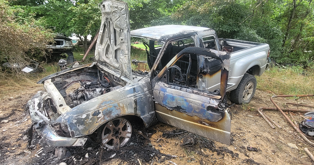 Fire destroys pickup in Swanton | News | times-news.com