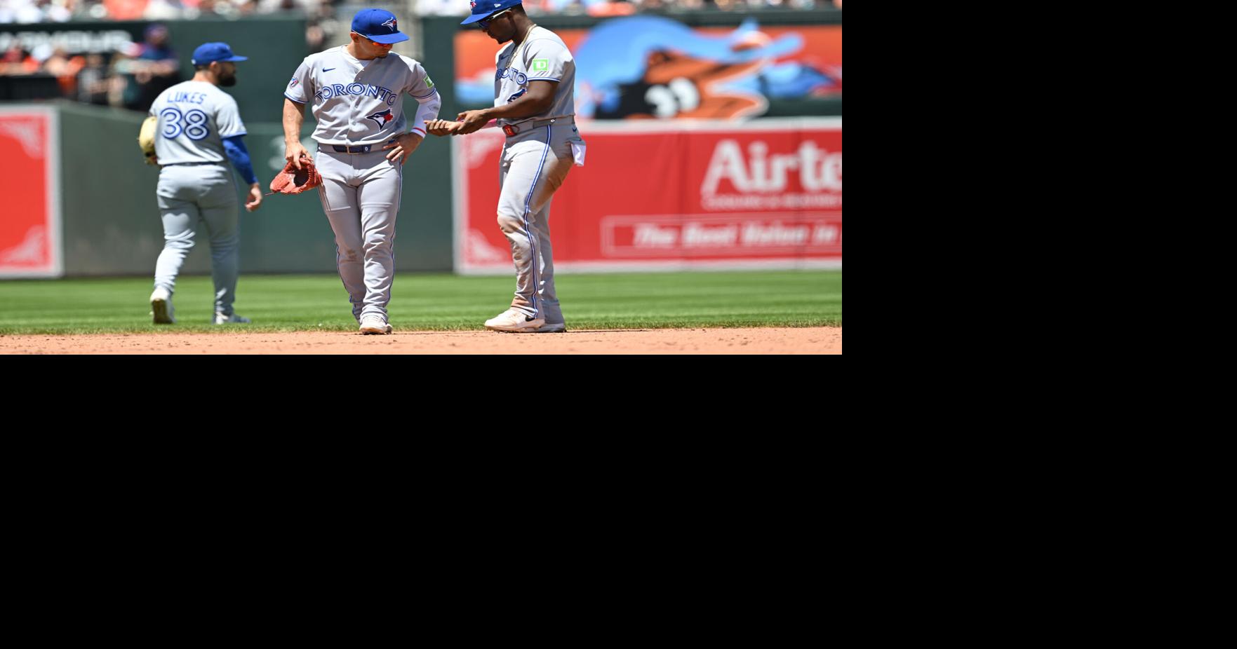 Jays OF Jesús Sánchez suffers right wrist bruise on ball thrown by kid ...