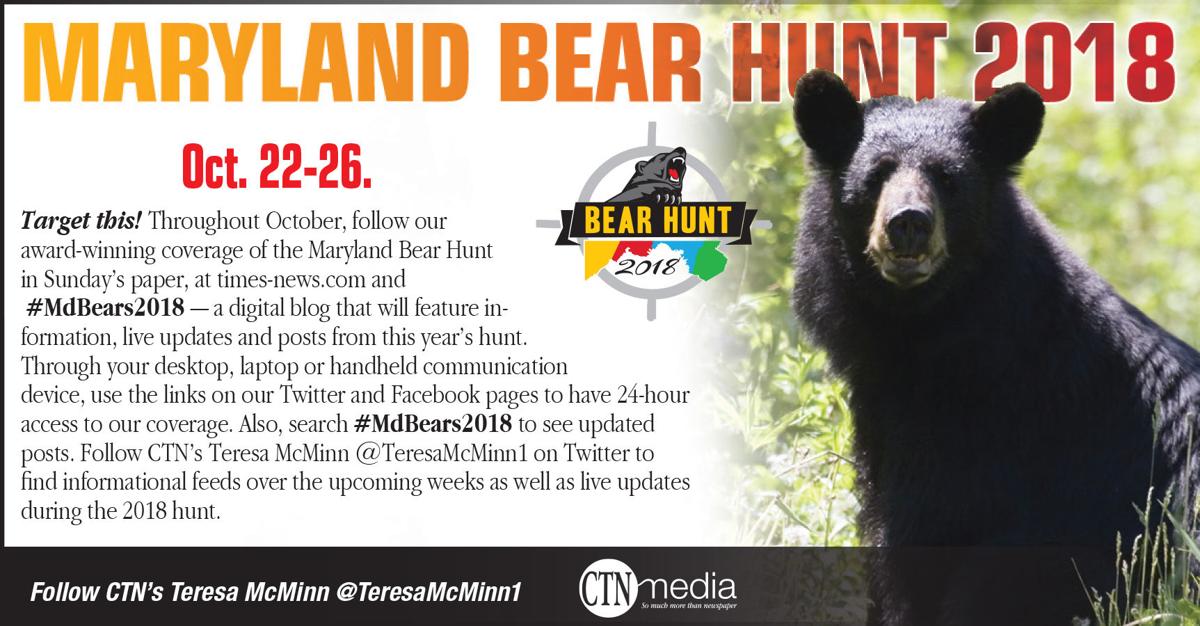 UPDATED: Maryland Bear Hunt - Day 5 #MDBEARS2018 | Bear Hunt | times ...