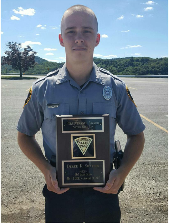 Keyser Police Officer Derek Shaffer honored by academy class | News ...