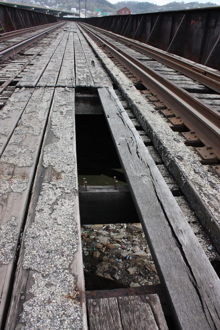 Missing, damaged planks a danger at rail bridge | News | times-news.com