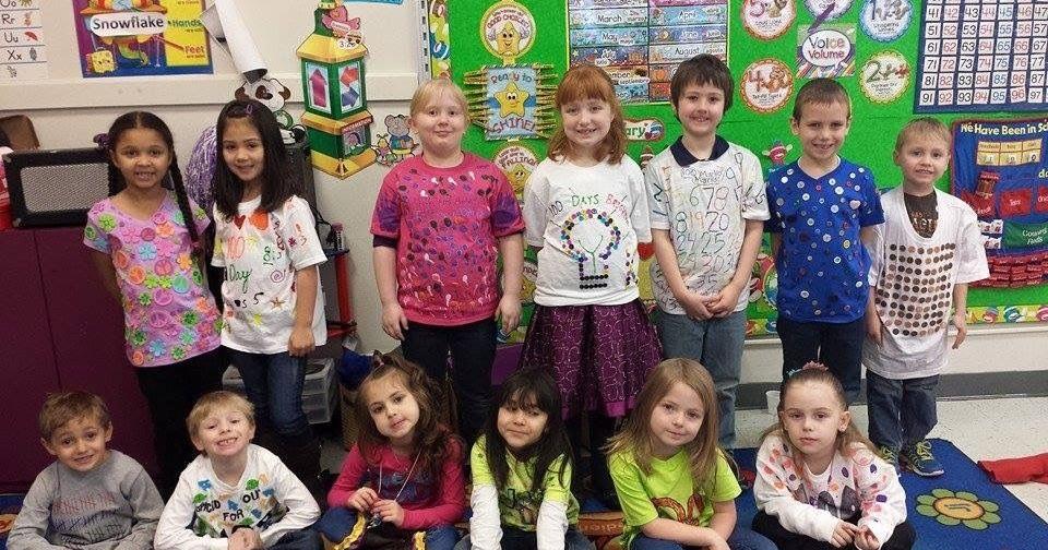 Westernport Elementary School students celebrate 100th day of school ...