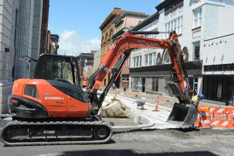 Work progresses on downtown renovation project; grand reopening set Nov ...