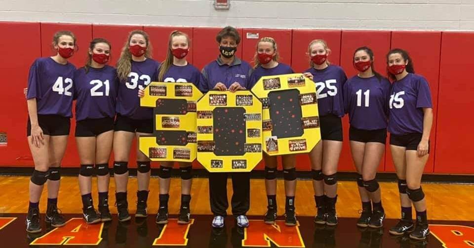 Mountain Ridge volleyball coach Valery Broadwater wins 300th game ...