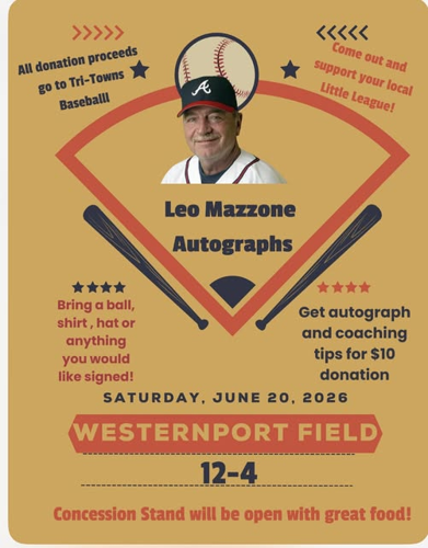 Leo Mazzone to attend Tri-Towns LL flood relief fundraiser Saturday ...