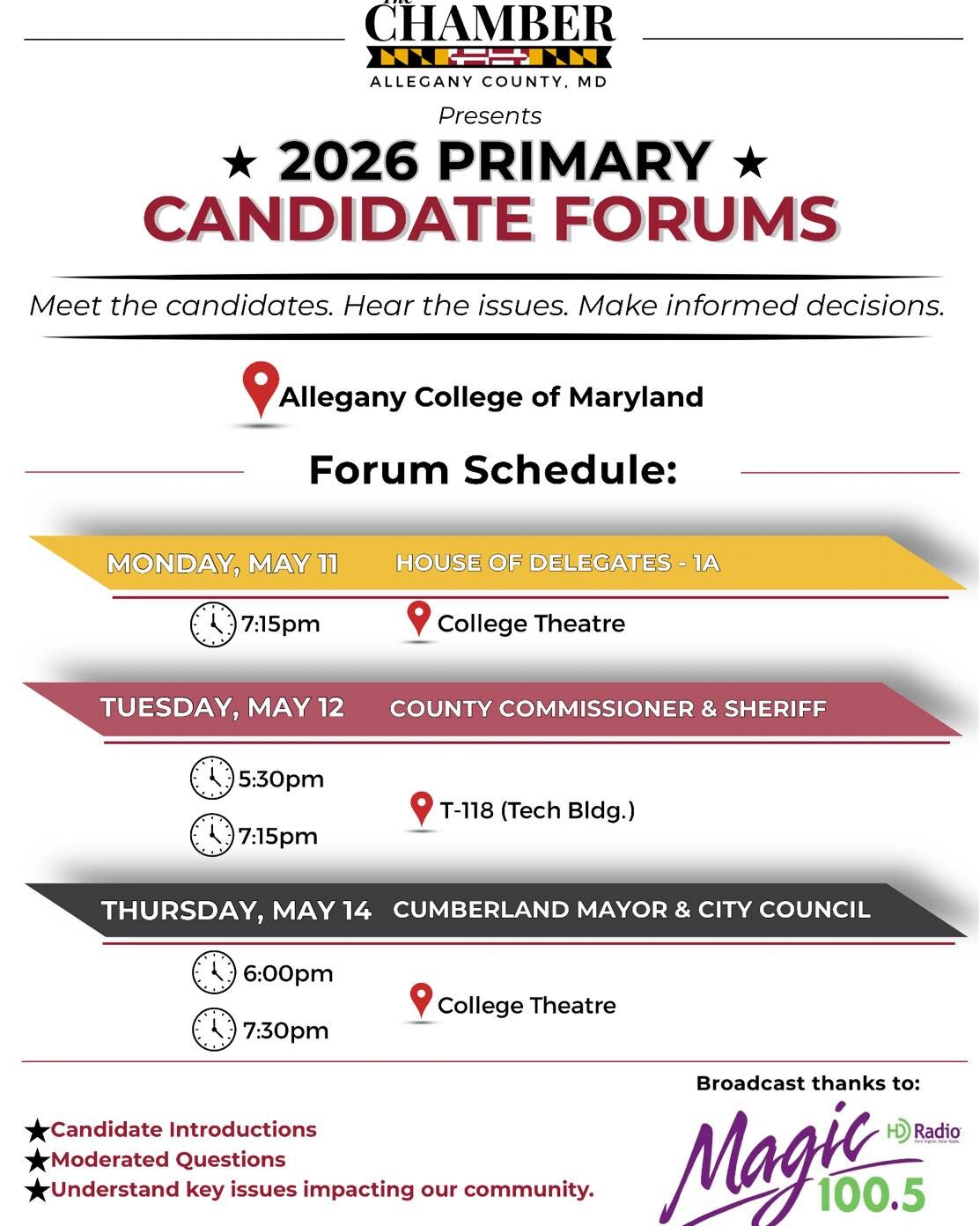 Chamber to host candidate forums | Local News | times-news.com