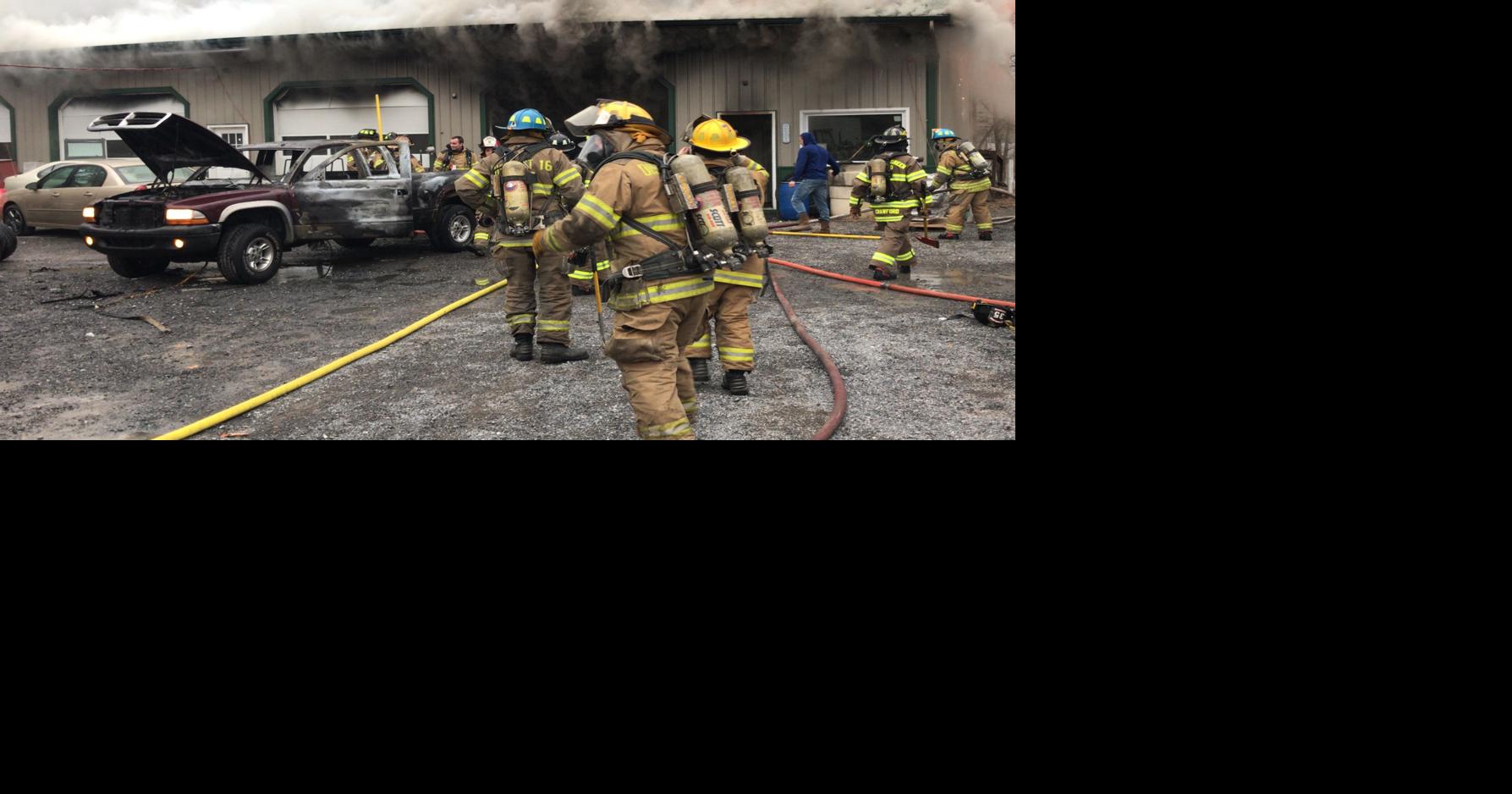 Firefighters battle garage fire in Wiley Ford | Local News | times-news.com