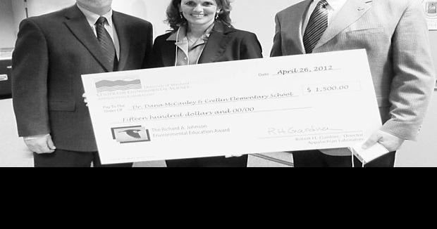Crellin Elementary School principal environmental education award ...