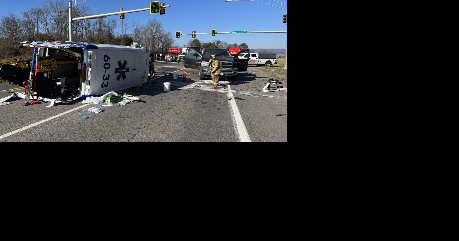 Four hurt in Route 51 crash involving ambulance | Local News | times ...