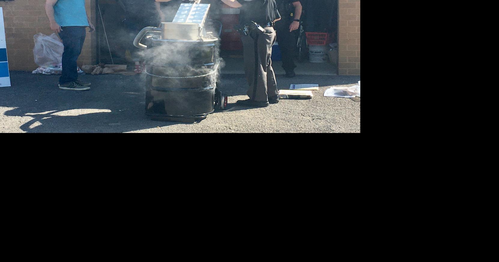 'Terminator:' Mineral sheriff demonstrates new drug incinerator | Local ...