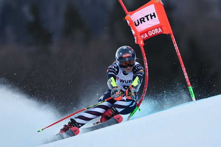 Swiss skier Rast leads World Cup GS with Americans Moltzan, Shiffrin ...
