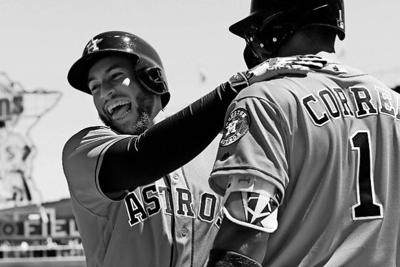 Springer helps Astros pound Twins; Harper’s suspension reduced 1 game ...