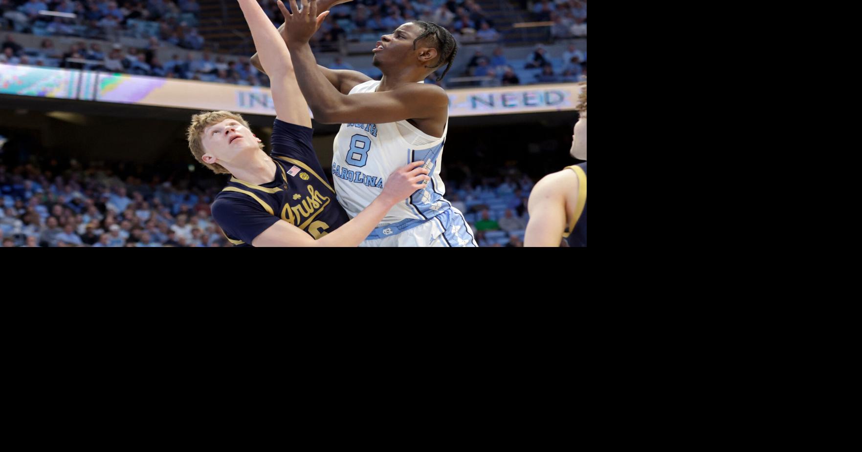 Wilson, Veesaar lead way as No. 22 North Carolina rolls past Notre Dame ...