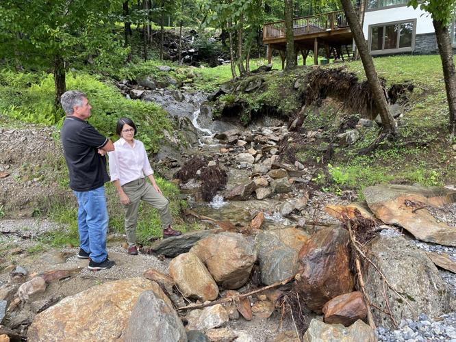 Balint tours Rutland County flood damage | Local News | timesargus.com