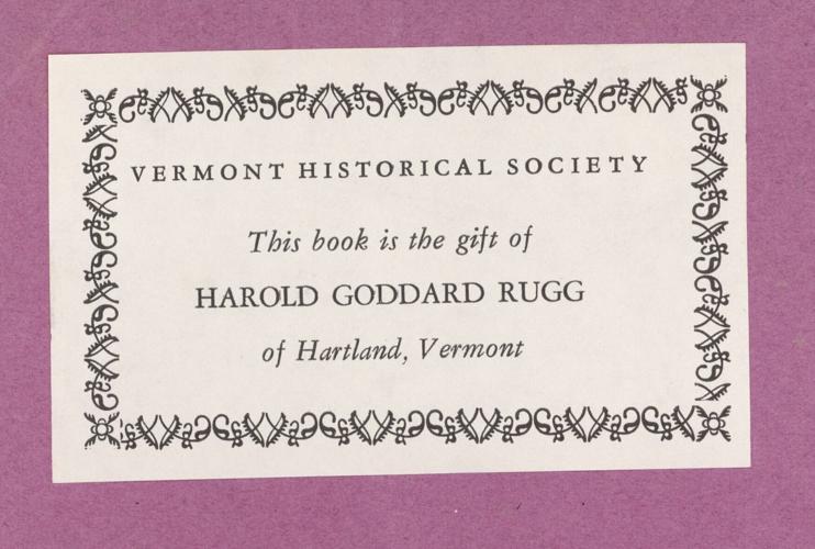 Glimpses of Vermont's Past: Harold Goddard Rugg | Glimpses of Vermont's ...