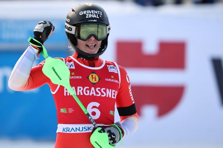 Swiss skier Rast ends Shiffrin's six-race winning streak in World Cup ...