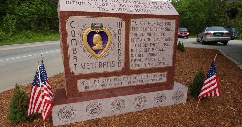Purple Heart monument unveiled at VFW Post 790 | News | timesargus.com