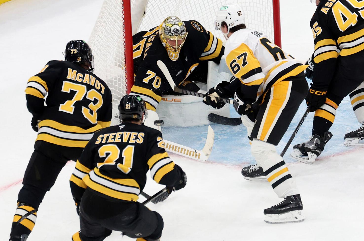 Korpisalo makes 27 saves, Arvidsson scores in Bruins' 1-0 win over ...