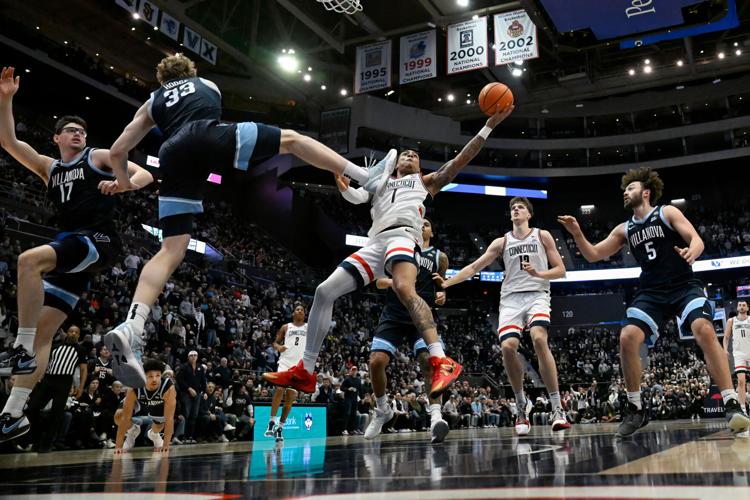 Ball, Karaban help No. 2 UConn rally past visiting Villanova 75-67 in ...