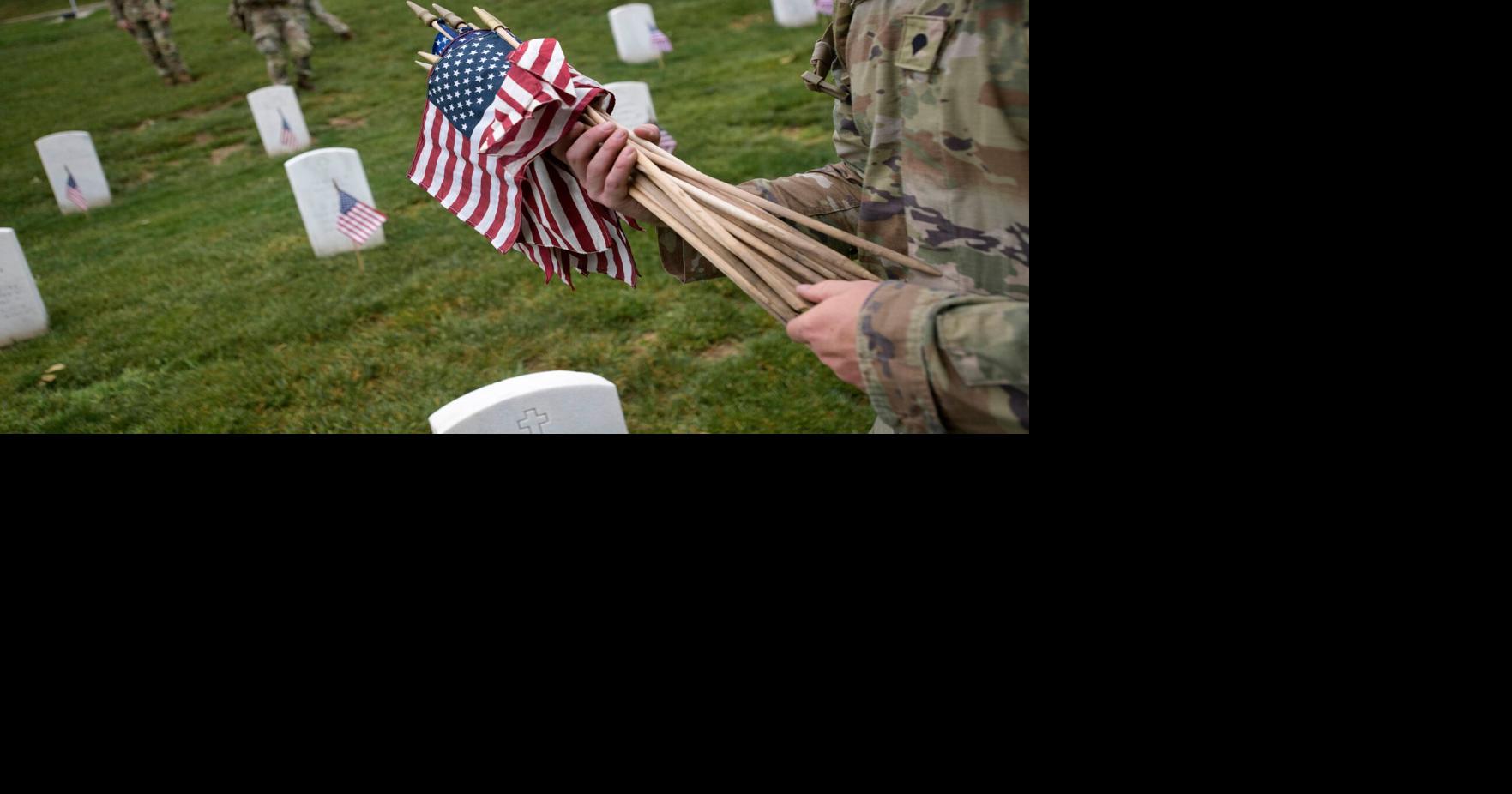 Arlington Cemetery Flags In | National | timesargus.com