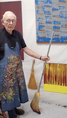 Painting by broom: New work by Fran Bull, Warren Kimble, Sandy Mayo ...