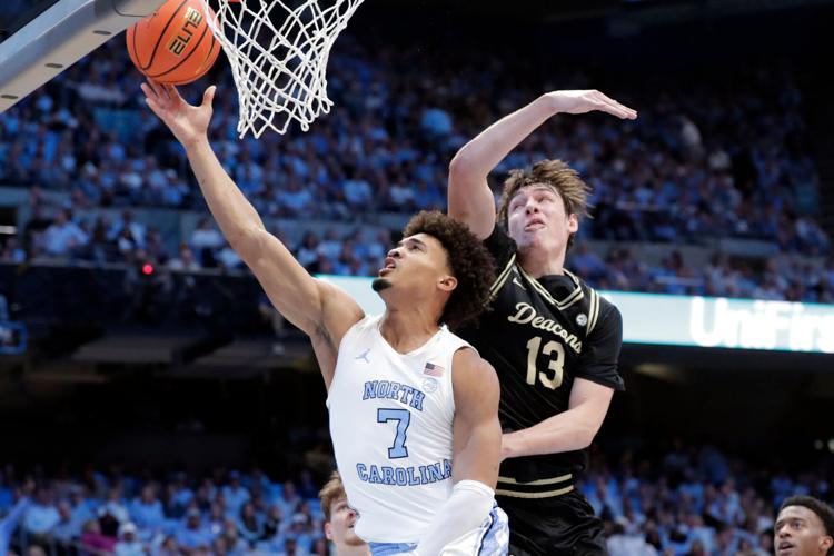 No. 17 North Carolina edges Wake Forest 87-84 for its 500th win at the ...