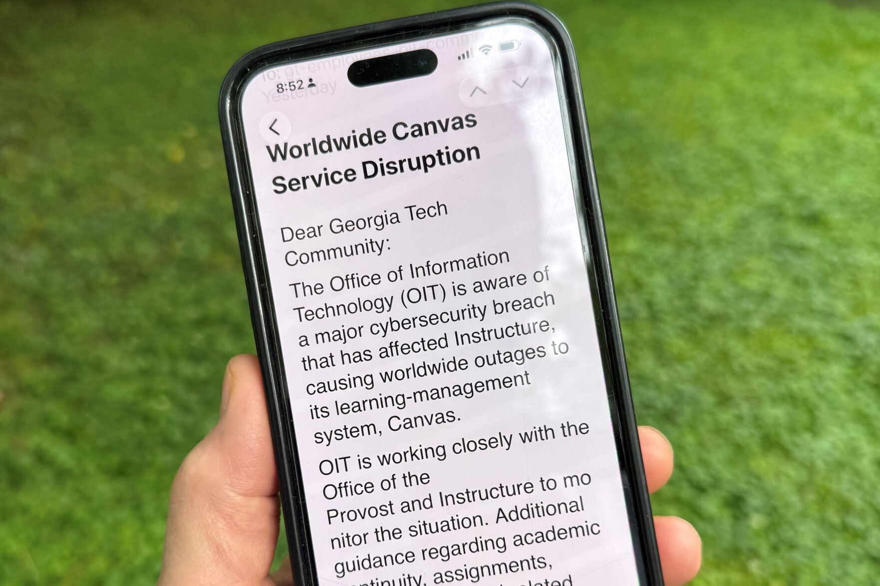 Education-Schools-Canvas-Outage | National | timesargus.com