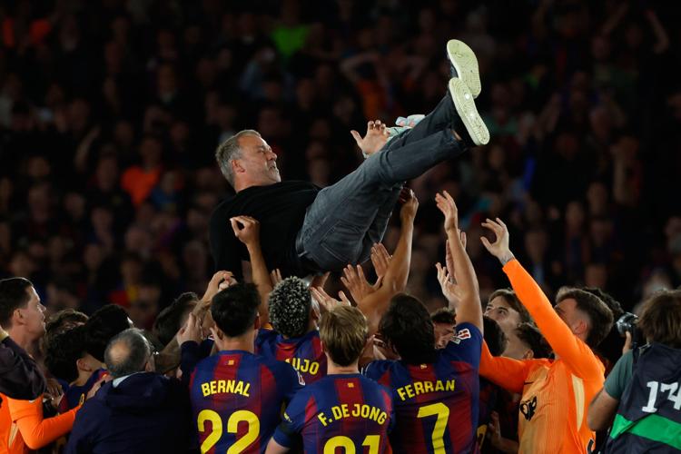 Barcelona contract extension set to keep Flick at Spanish champion ...