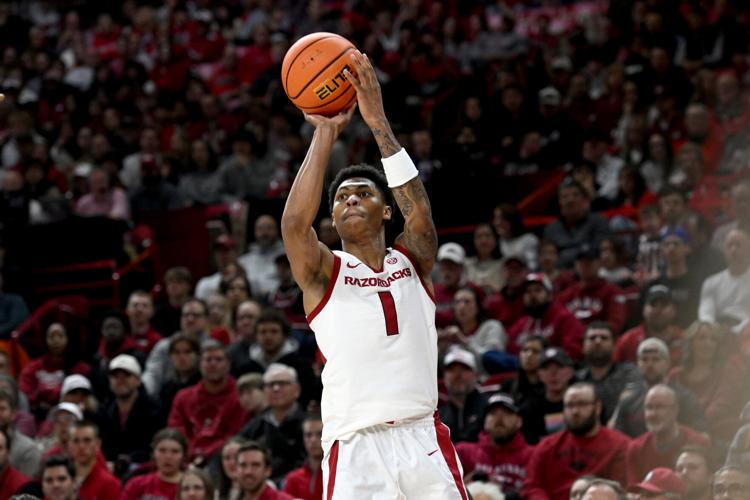 Freshman Meleek Thomas scores career-best 28 points as No. 18 Arkansas ...