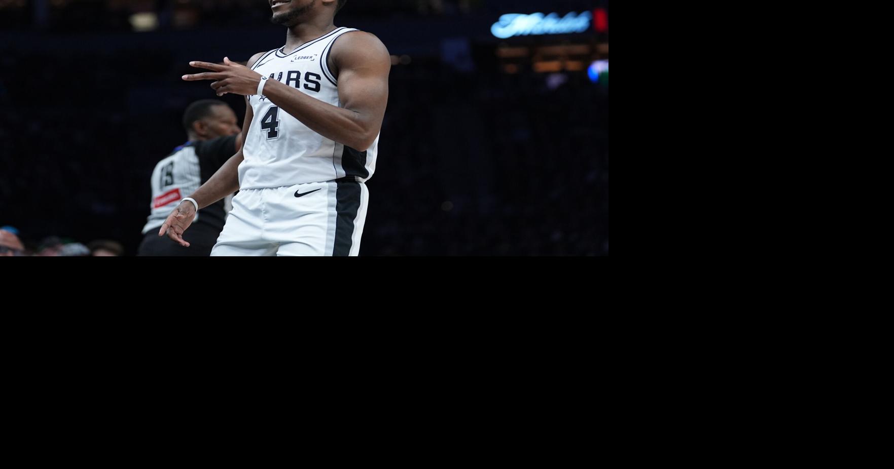 Spurs take Game 1 with De'Aaron Fox out with ankle soreness; Thunder ...